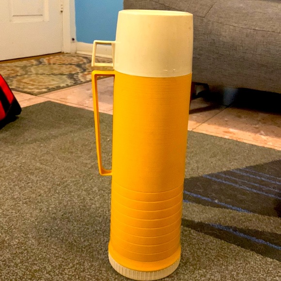 Thermos | Kitchen | Vintage Mustard Yellow Thermos Pint | Poshmark